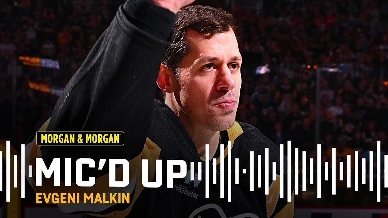 Evgeni Malkin: Mic'd Up for His 500 Goals Ceremony | Pittsburgh ...