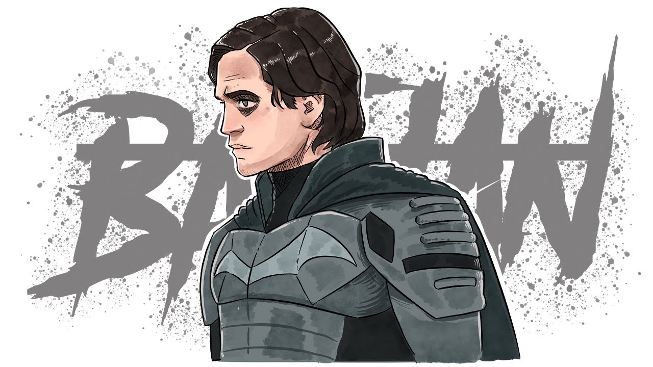 how to draw Batman Robert Pattinson - YouTube