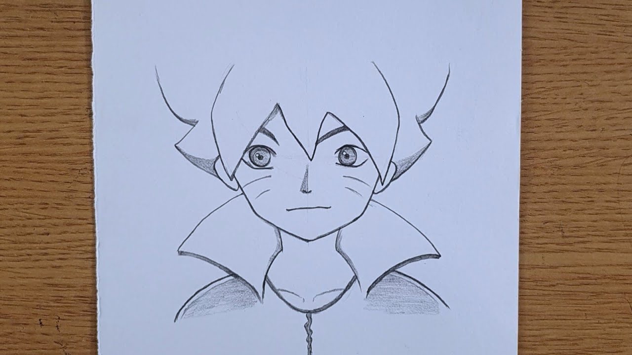 How to draw Boruto | Naruto Next Generations | Boruto step by step ...