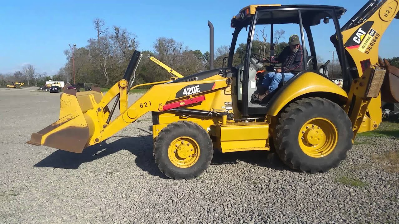 2011 CAT 420E 4x4 Ready to work - YouTube