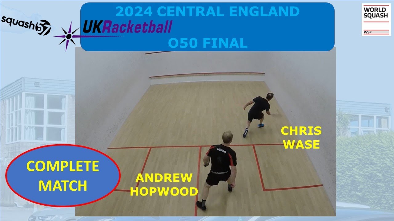 CentralEng 2024 O50 FINAL - CHRIS WASE v ANDREW HOPWOOD (Squash57 ...