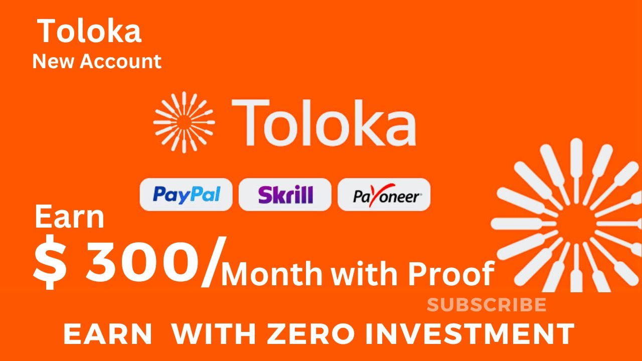 How to create a new Account in Toloka - YouTube