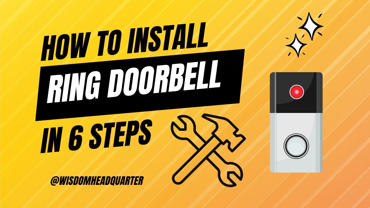 How To install A Ring Doorbell | Ring Doorbell 2nd Generation ...