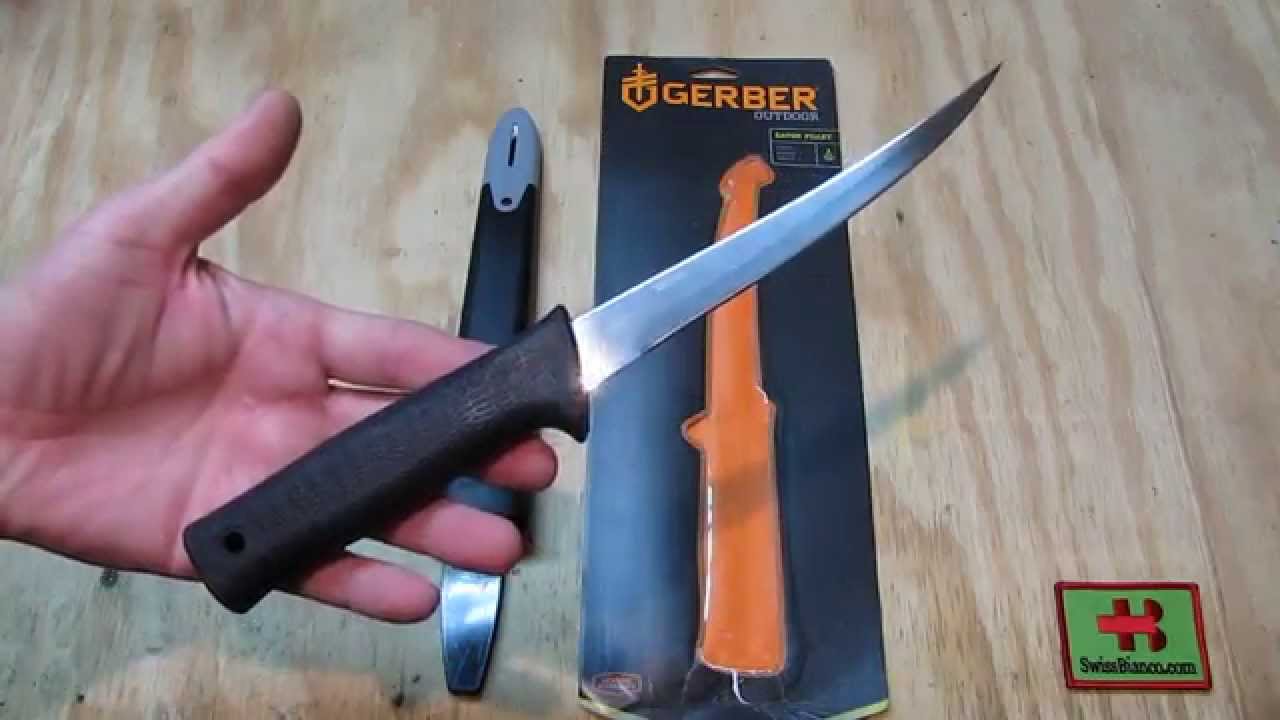 gerber outdoor gator filet knife - YouTube