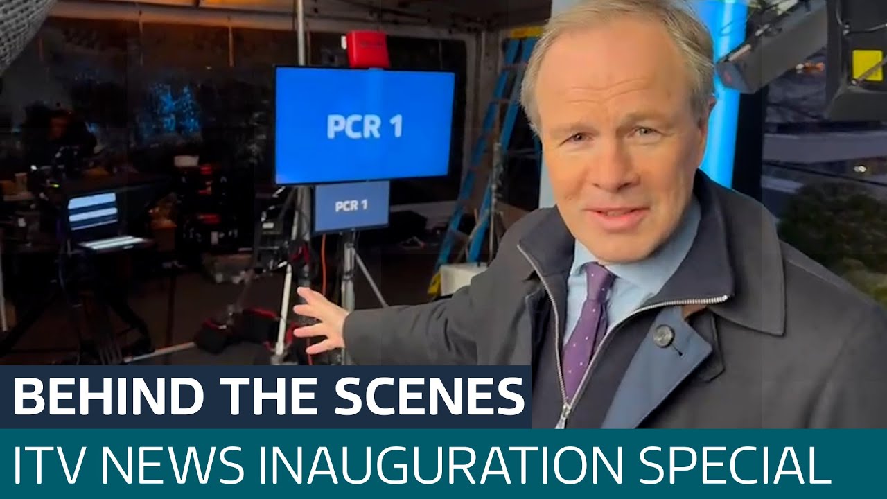Behind the scenes of ITV News' inauguration coverage | ITV News - YouTube