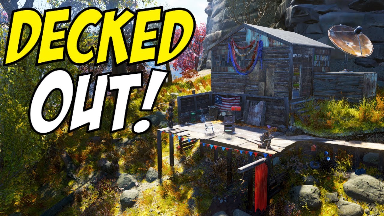 PRE EXISTING Structure Listening Post Build - Fallout 76 CAMP Tutorial ...