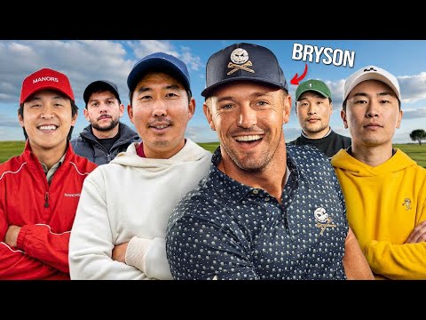 We played with Bryson DeChambeau (Actual)