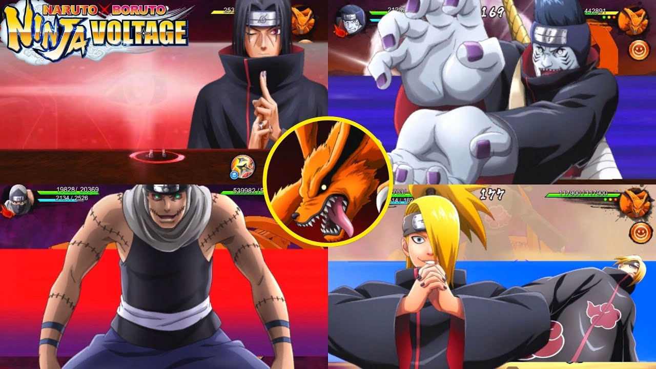NXB NV Akatsuki VS Nine Tails | Naruto X Boruto Ninja Voltage - YouTube