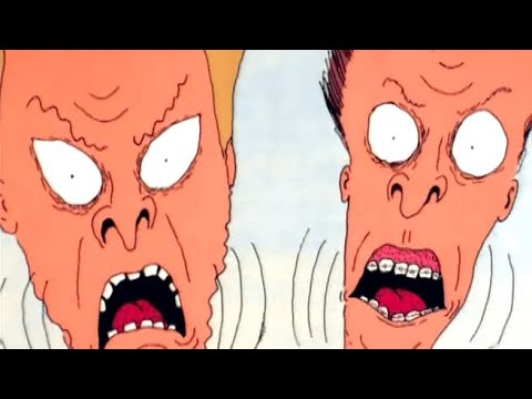 Beavis and Butthead screaming frog baseball in different voices - YouTube