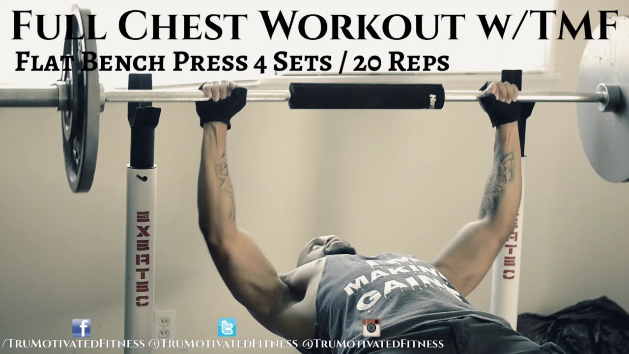 Full Chest Workout with Tru Motivated Fitness - YouTube