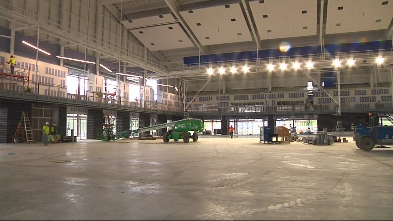 Sneak peak at the Finley Center - YouTube
