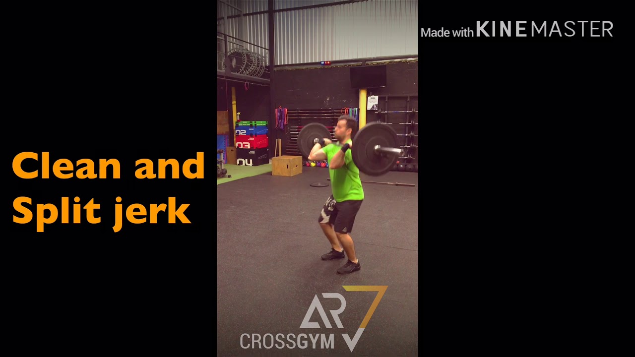 Clean and split jerk - YouTube