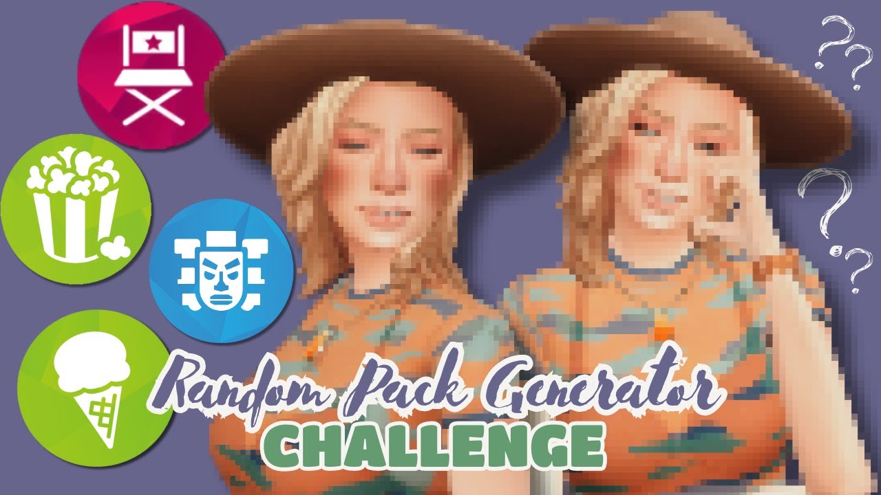 Random Pack Generator Makes my Sims // The Sims 4 Create a Sim ...
