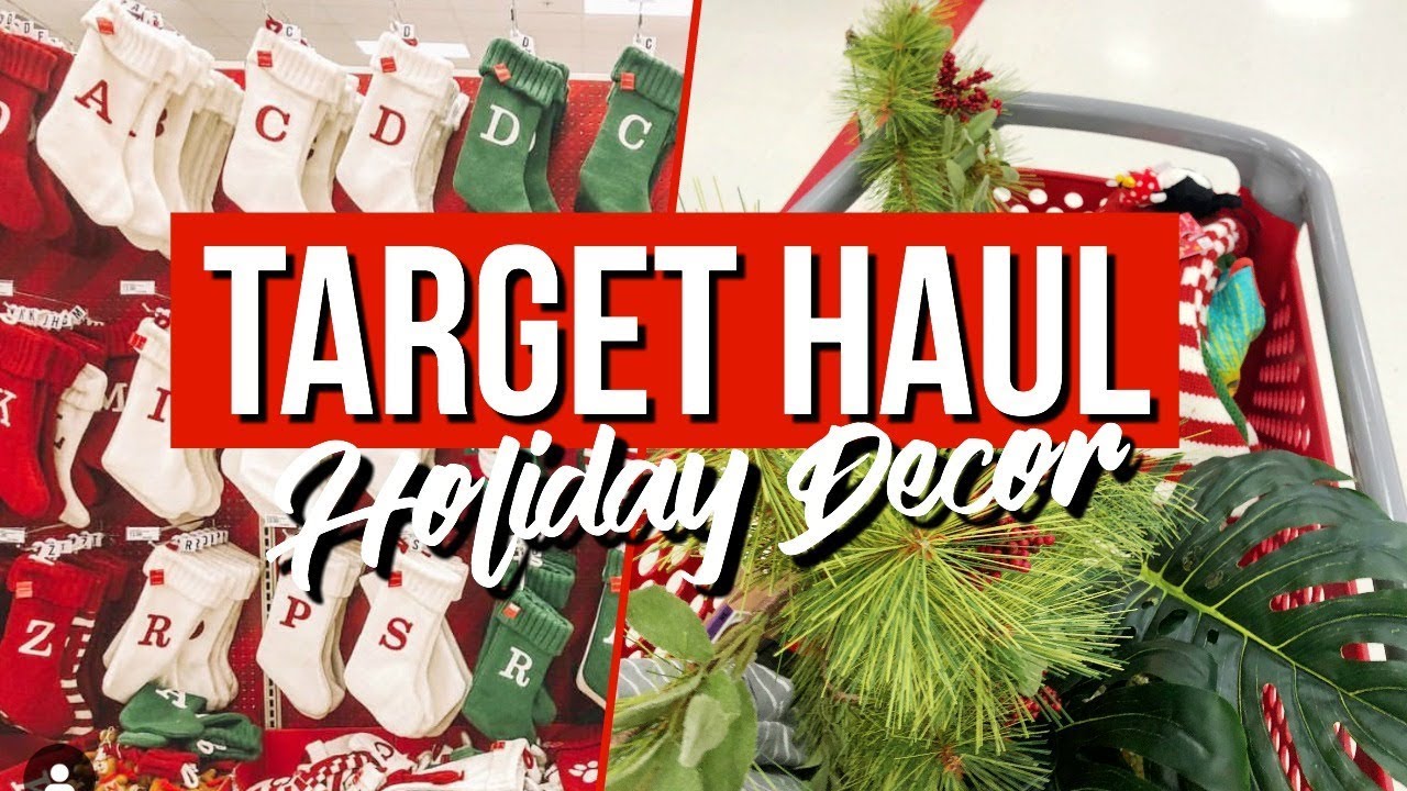 TARGET HOLIDAY HOME DECOR SHOPPING HAUL | CHRISTMAS 2018 PARTY IDEAS ...