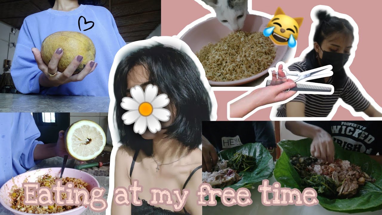 that my way to eat it🥵/ 😭🥺cutting of my hair having good time eating ...