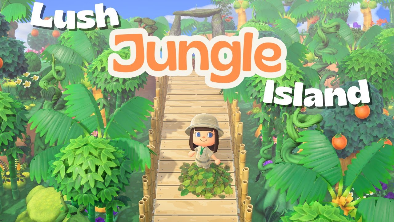 Lush Jungle Island 🌴 | ACNH Island Tours - YouTube
