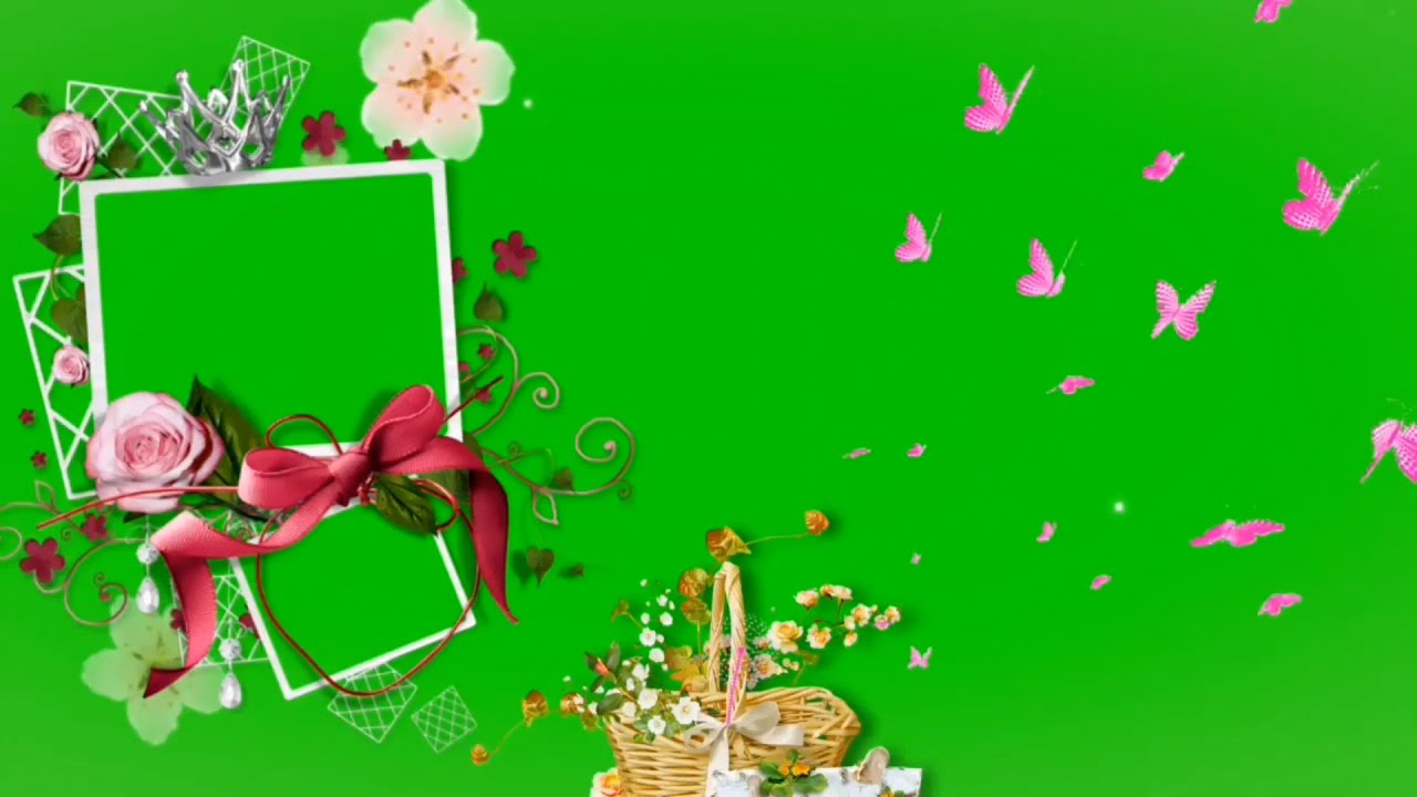 Birthday Card Green Screen - YouTube