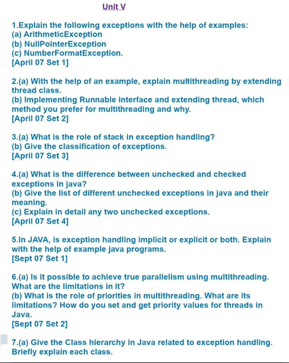 Degree 4th Semester Object Oriented Programming Language Through Java