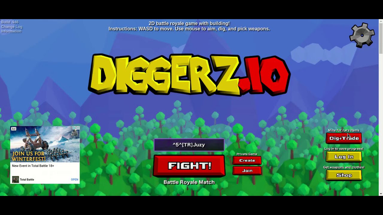 Diggerz.io But you learn speed hack :O - YouTube