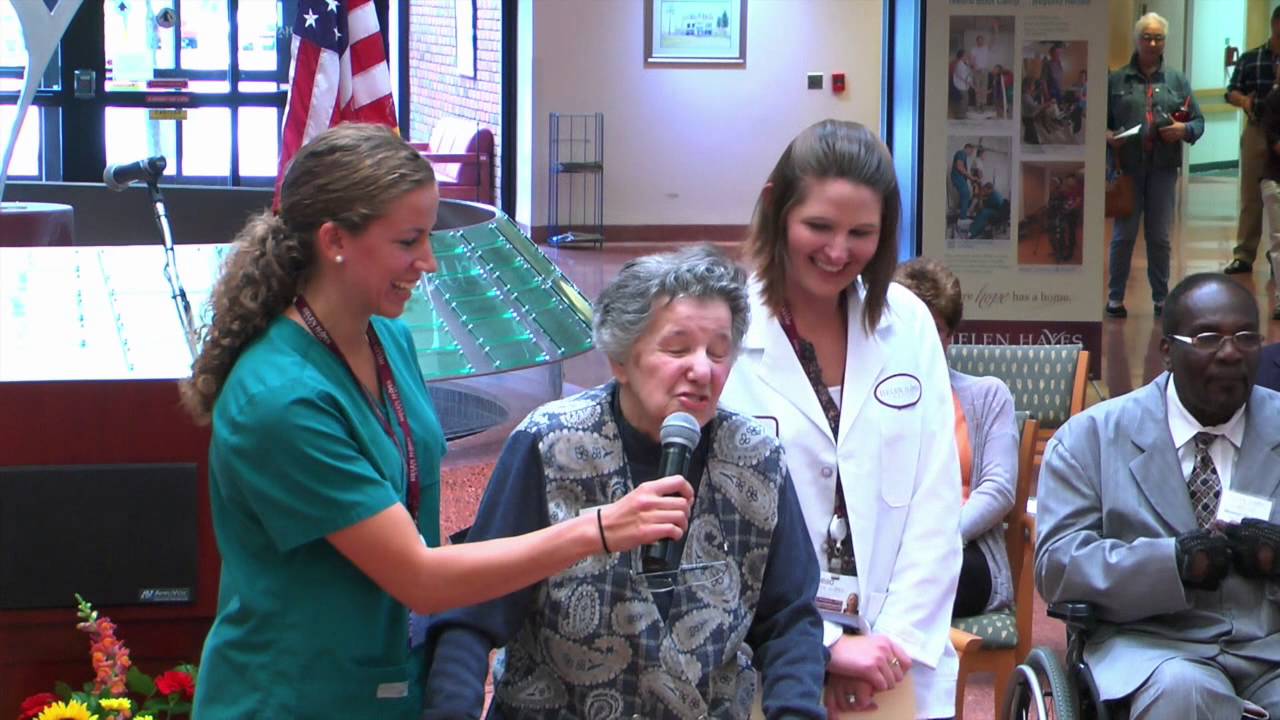 Helen Hayes Hospital Honors Assembly 2014 Honors Connie Dominici - YouTube
