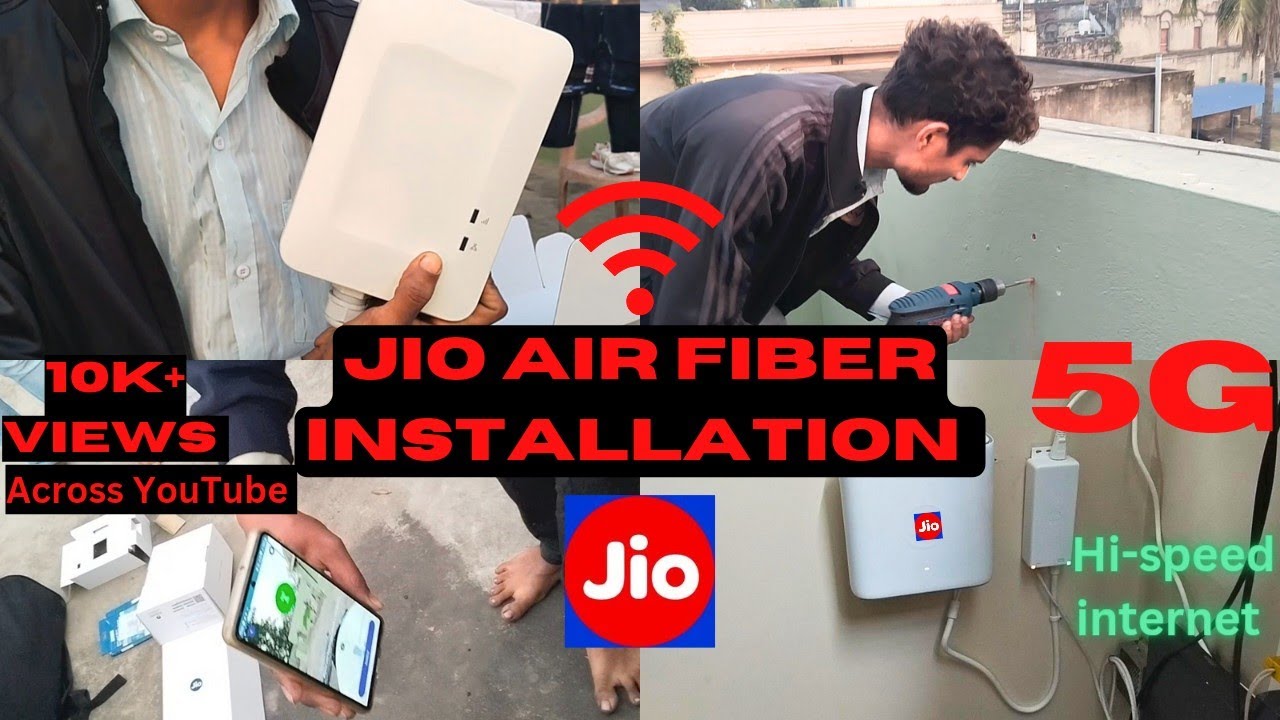Jio Air Fiber 5g Installation Details | Air fiber #airfiber #jio #wifi ...