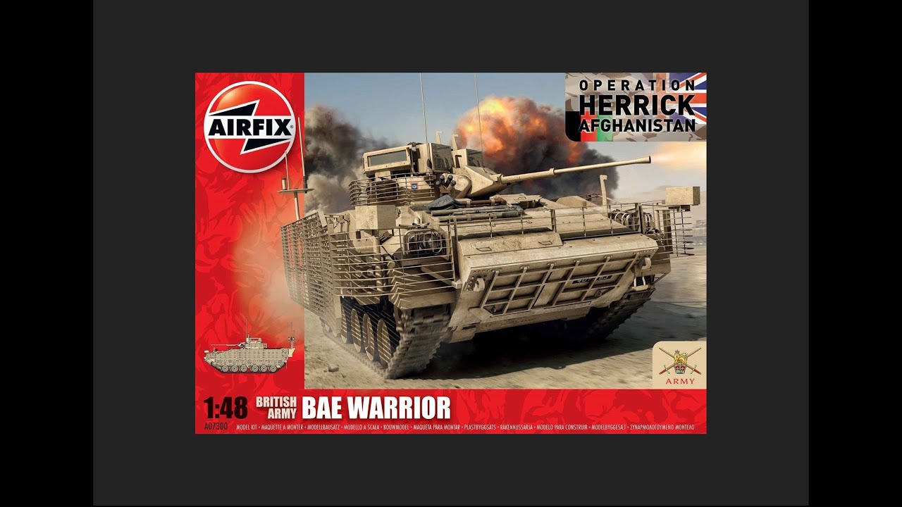 Airfix 1/48 BAE Warrior Scale Model Review - YouTube