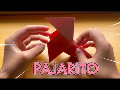🐦 How to Make a Pajarito Origami Bird - Easy Step-by-Step Tutorial for ...