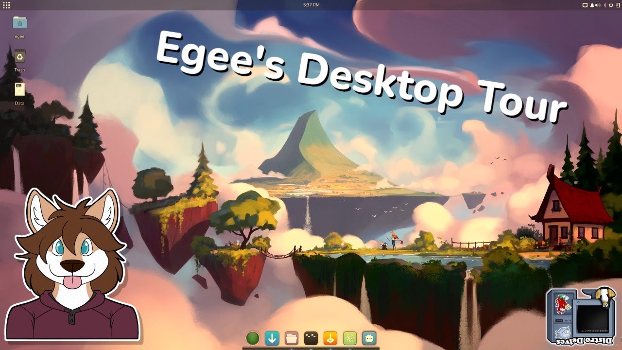 Egee's Desktop & Music Tour | (not) Distro Delves LIVE - YouTube