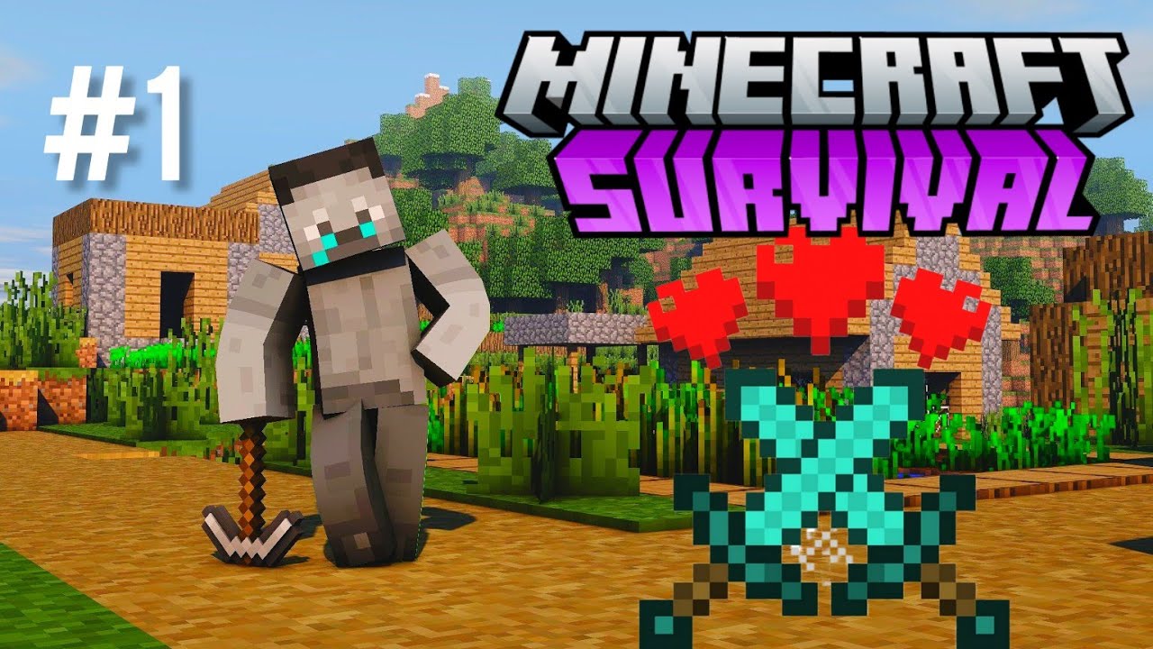 Minecraft survival series #1 || Depressed steve #survival - YouTube