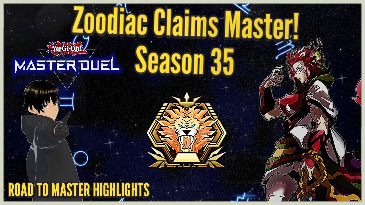 Yu Gi Oh! Master Duel - ZOODIAC Master Rank | Season 35 + Decklist ...