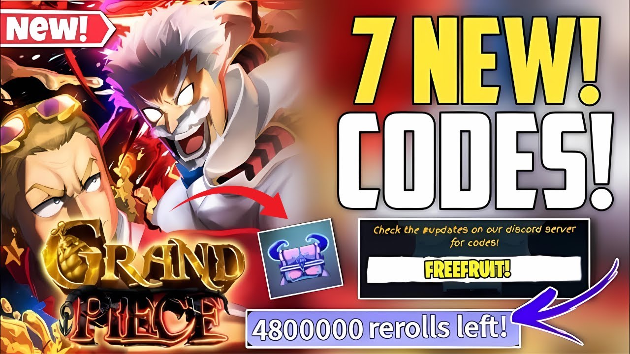 🎁 UPDATED 🎁 ROBLOX GPO CODES - CODES FOR GPO - GRAND PIECE ONLINE CODES ...