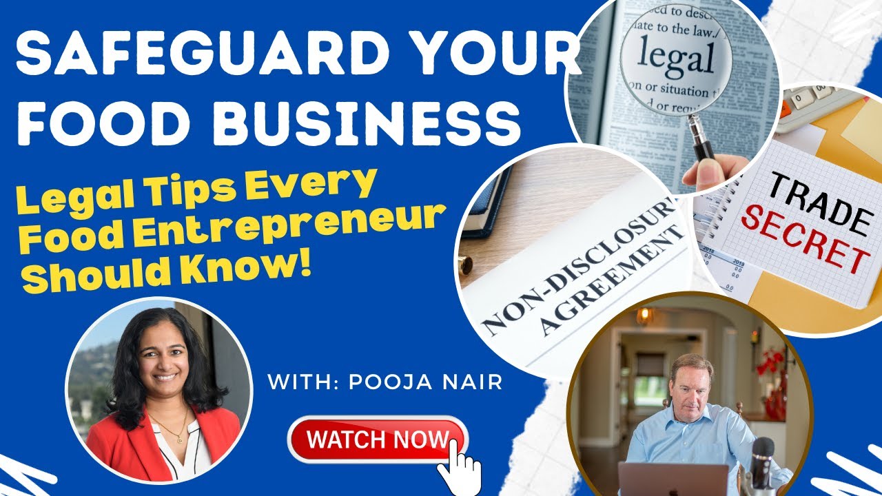 Food Industry Legal Guide: Trade Secrets, Lawsuits, and More - YouTube