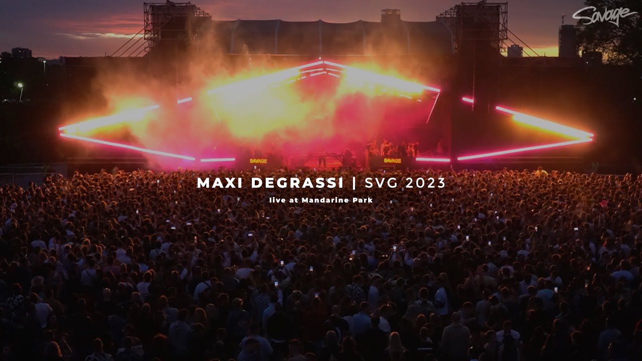 Maxi Degrassi live at Mandarine Park, Buenos Aires | SVG 2023 - YouTube