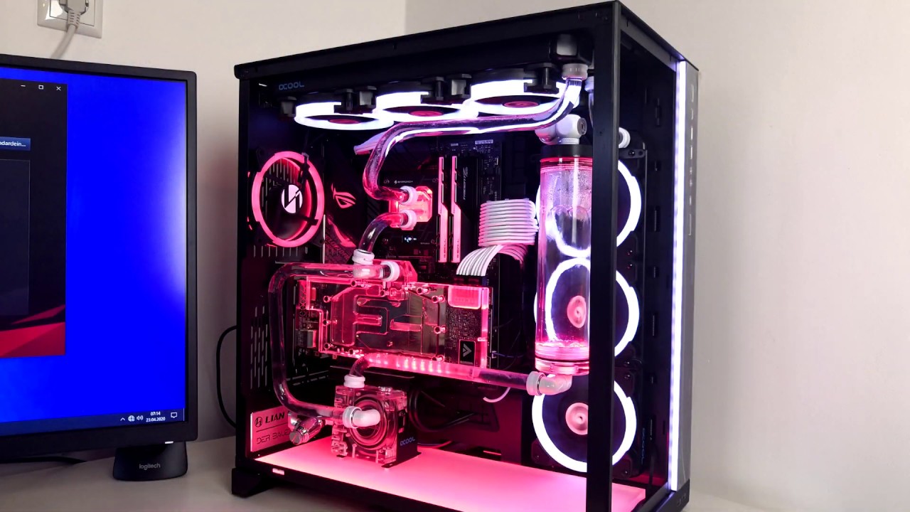 Lian Li O11Dynamic XL CRAZY RGB Mod - customDesignByPat - YouTube