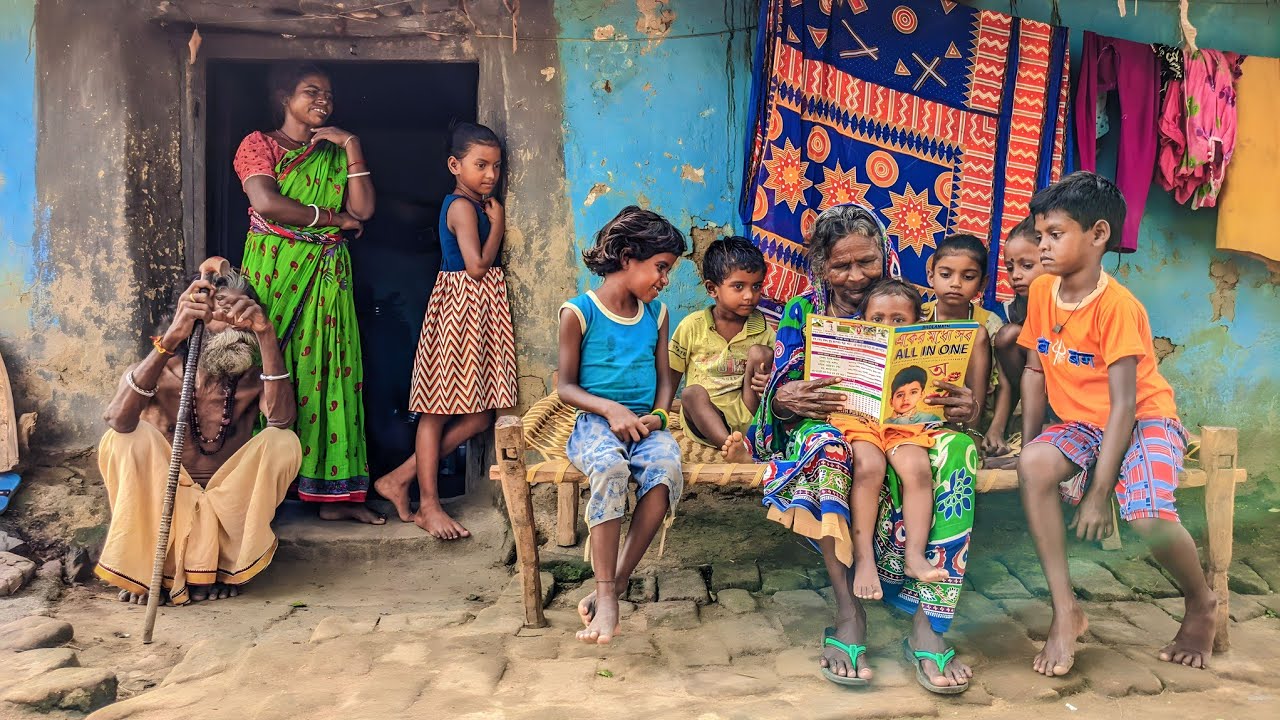 How the people of the village work in their fields and pictures of the ...