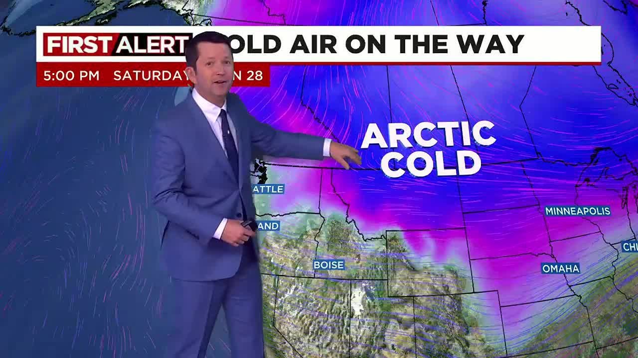 First Alert Wednesday evening FOX 12 weather forecast (1/25) - YouTube