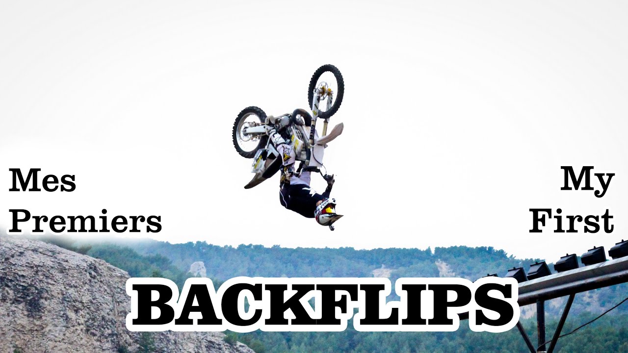 Freestyle Motocross - My first Backflips! - YouTube