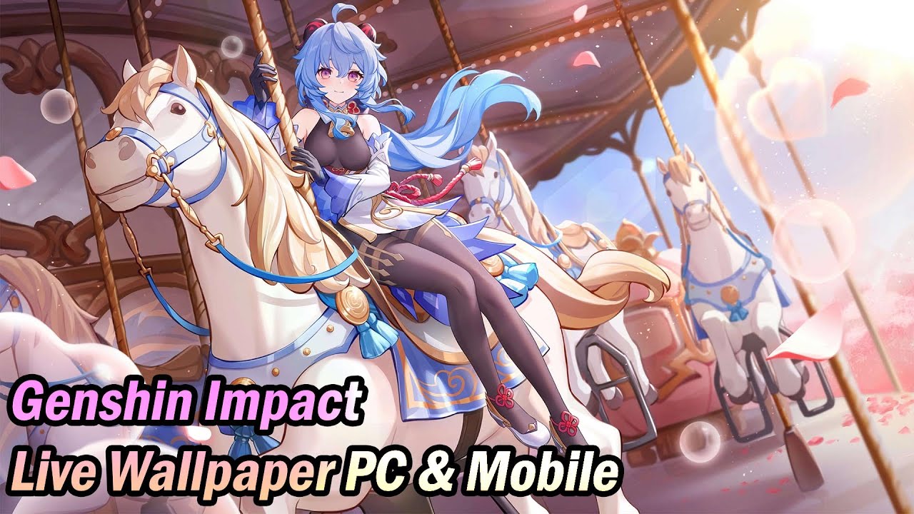 Genshin Impact - Ganyu [ Live Wallpaper ] PC💻 + Mobile📱 || Animation ...