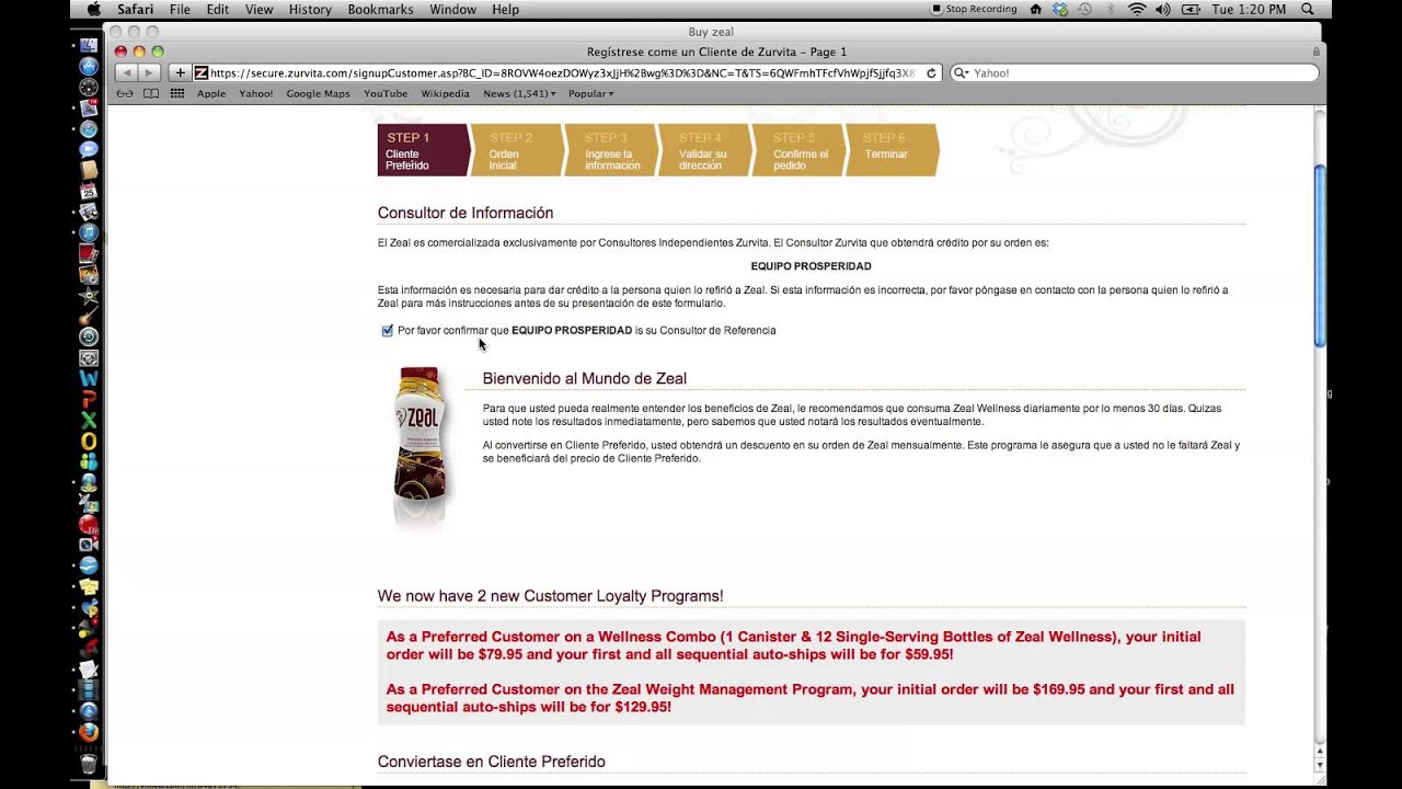 Tutorial Home Page Zurvita - YouTube