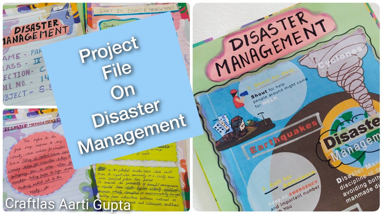 Disaster Management School Project File For Class 9 With All Details ...