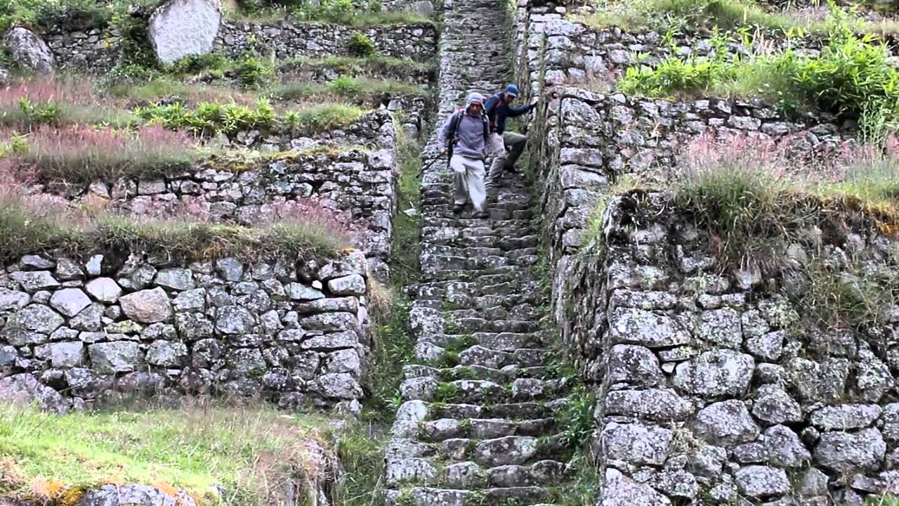 The stairs of Intipata (Inca Trail, Day 3, May 19th, 2012) - YouTube