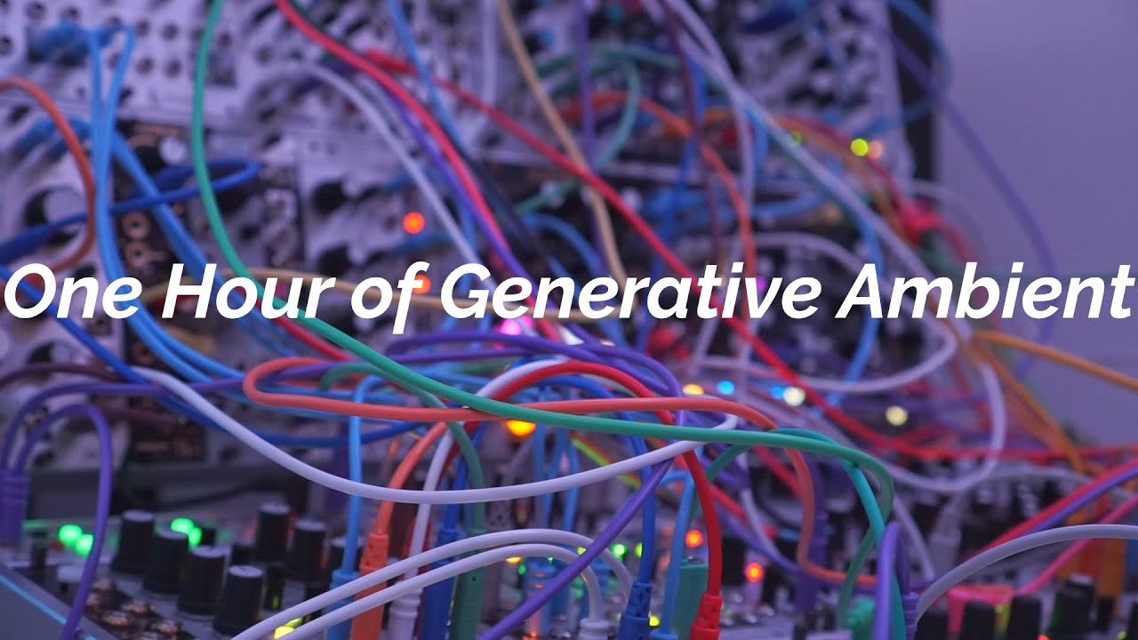 One Hour Eurorack Modular Generative Ambient w/Rings, STO, Ts-L, Arbhar, Morphagene, Hermod and ...
