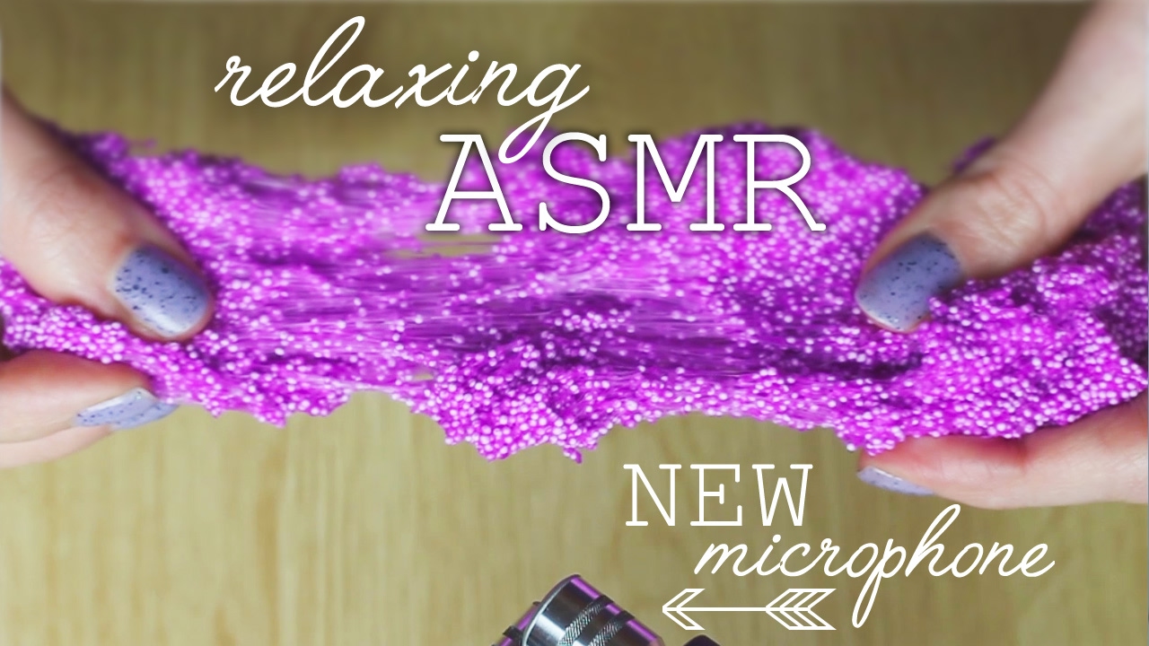 ASMR FLOAM unboxing (🎧 soft spoken, NEW MIC, sticky fingers, slime ...