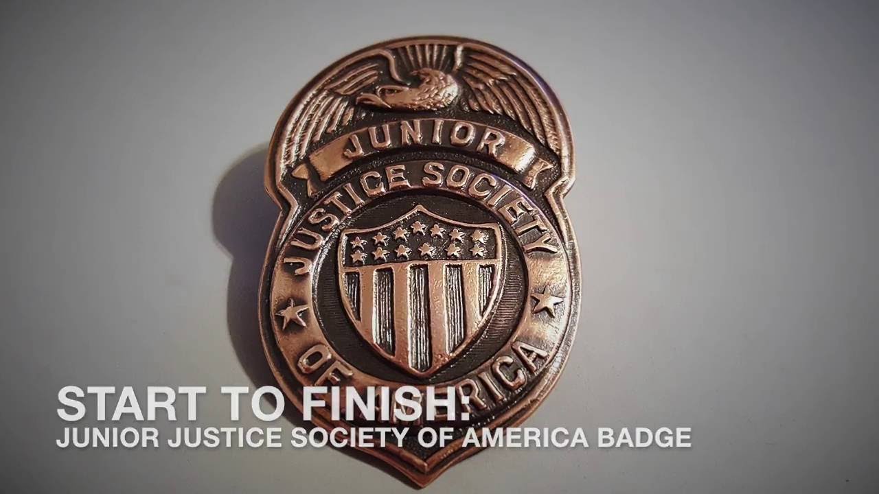 Start to Finish: Junior Justice Society of America Badge - YouTube