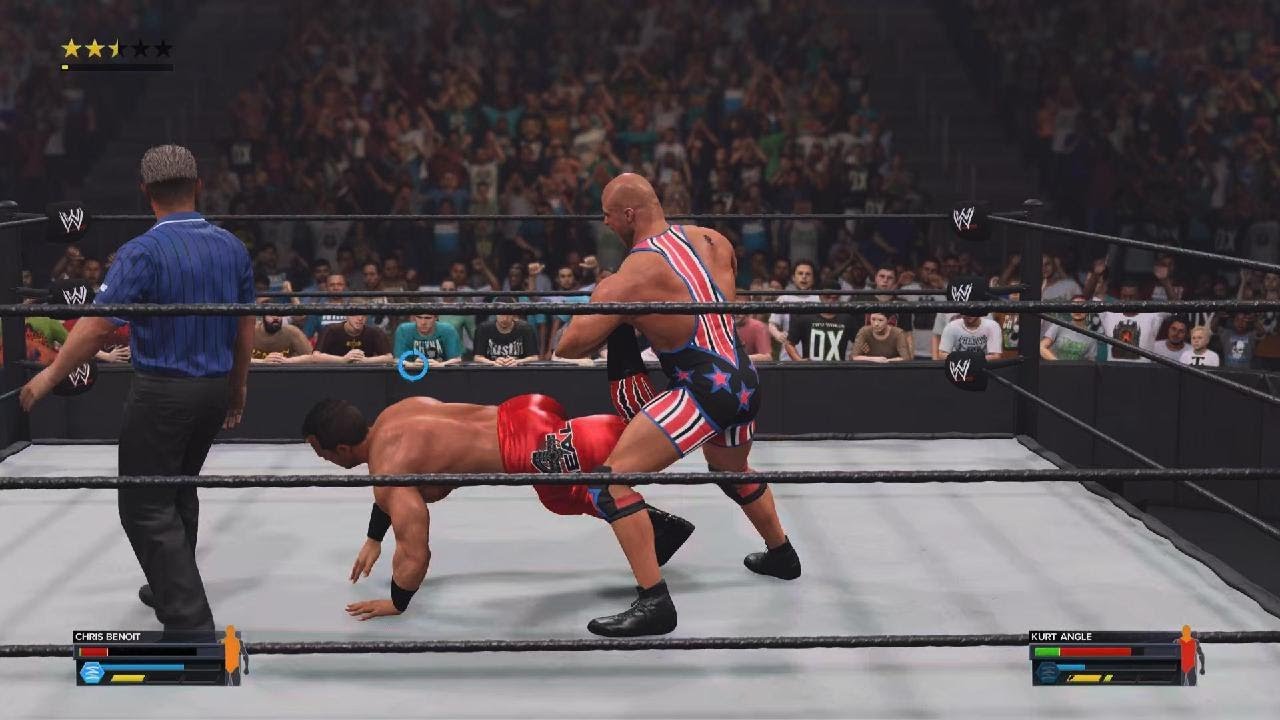 WWE 2K23 - Chris Benoit vs Kurt Angle at SummerSlam '06 | (4K PS5 ...