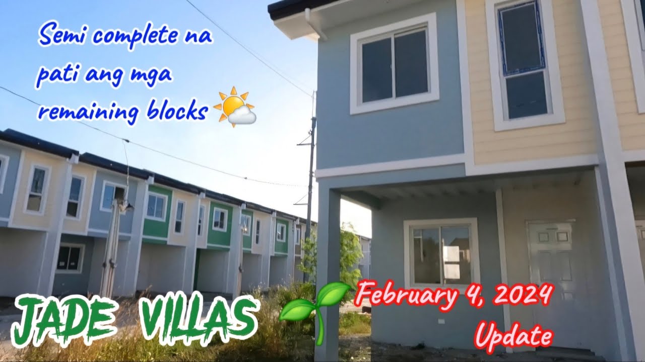 JADE VILLAS Update as of February 4, 2024 - YouTube