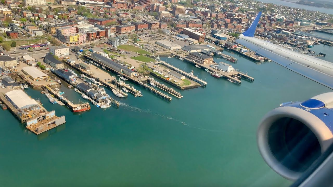 EPIC! Harbor Visual Approach and Landing Portland, Maine PWM – JetBlue ...