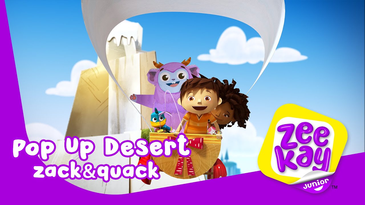Pop Up Desert | Zack&Quack | ZeeKay Junior - YouTube
