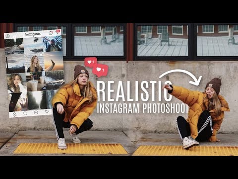 a REALISTIC instagram photoshoot - YouTube
