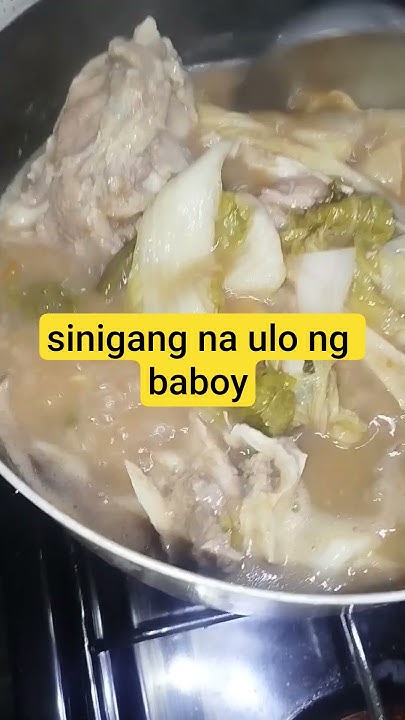 sinigang na ulo ng baboy #foodislife - YouTube